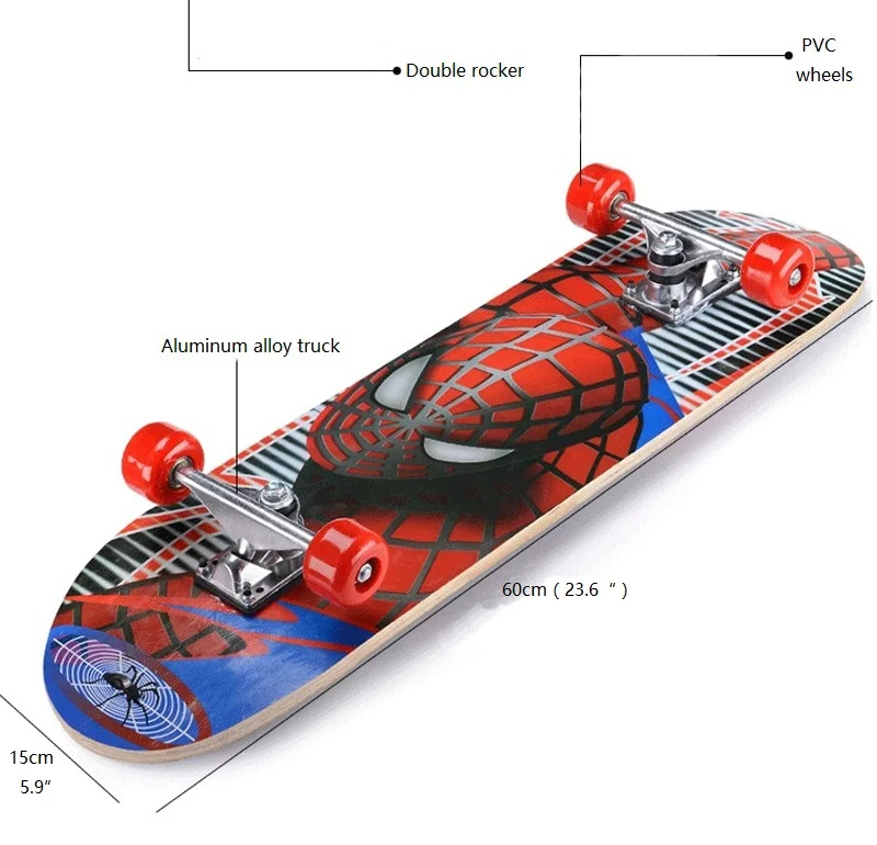 Spiderman Skateboard for Children - Kid Loves Toys