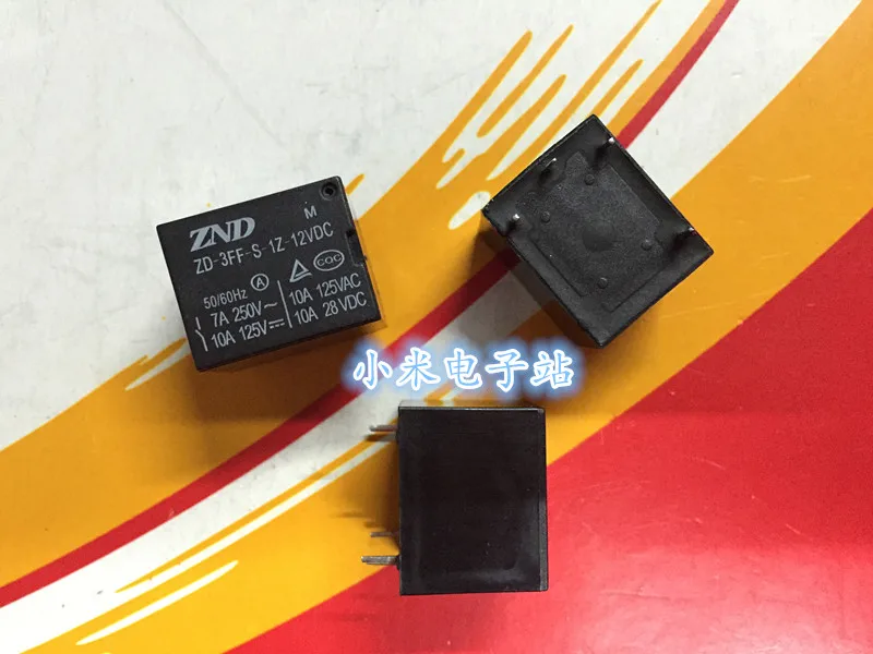 Znd Zhende Relay Zd-3ff-s-1z 03 05 06 09 12vdc 4 Feet 5 Feet T73 Srd ...