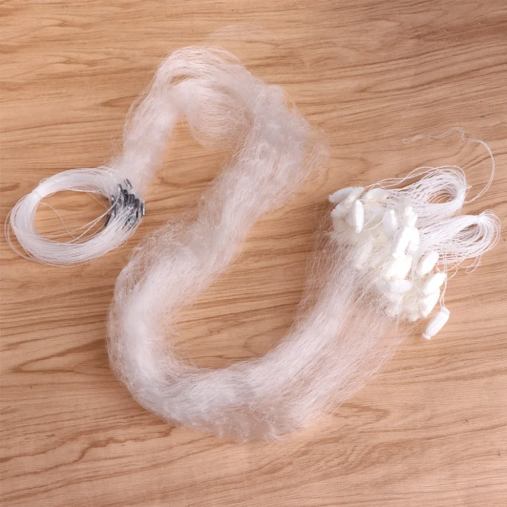 20m Fishing Net Single Mesh Nylon Monofilament Gill Durable Accessory ...