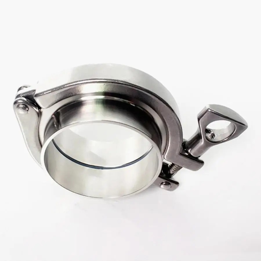 2" Tri Clamp x 45mm 1.75" Pipe OD + PTFE Strip SUS304 Sanitary Fitting ...