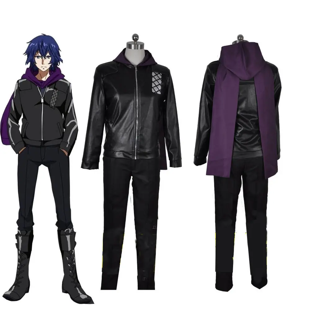 Tokyo Ghoul Kirishima Ayato Black PU Cosplay Costume Fancy uniform ...