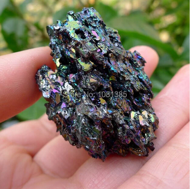natural crystal silicon carbide colorful mineral rock specimens ore ...