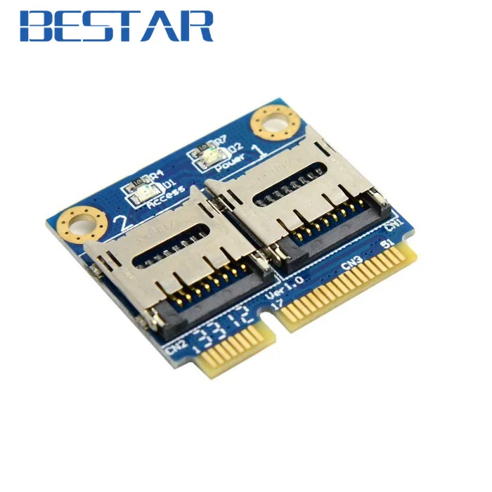 Aliexpress.com : Buy Dual TF Micro SD Card to Mini pcie pci express pci ...
