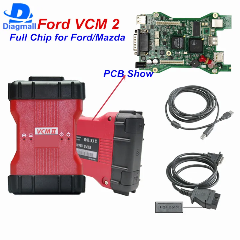 New Ford VCM 2 Scanner For Ford VCM II IDS With Full Chip Professional For Ford VCM2 Diagnostic ...