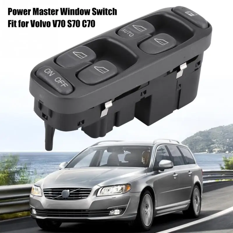 1pcs black Front Left Driver Side Power Master Window Switch for Volvo ...
