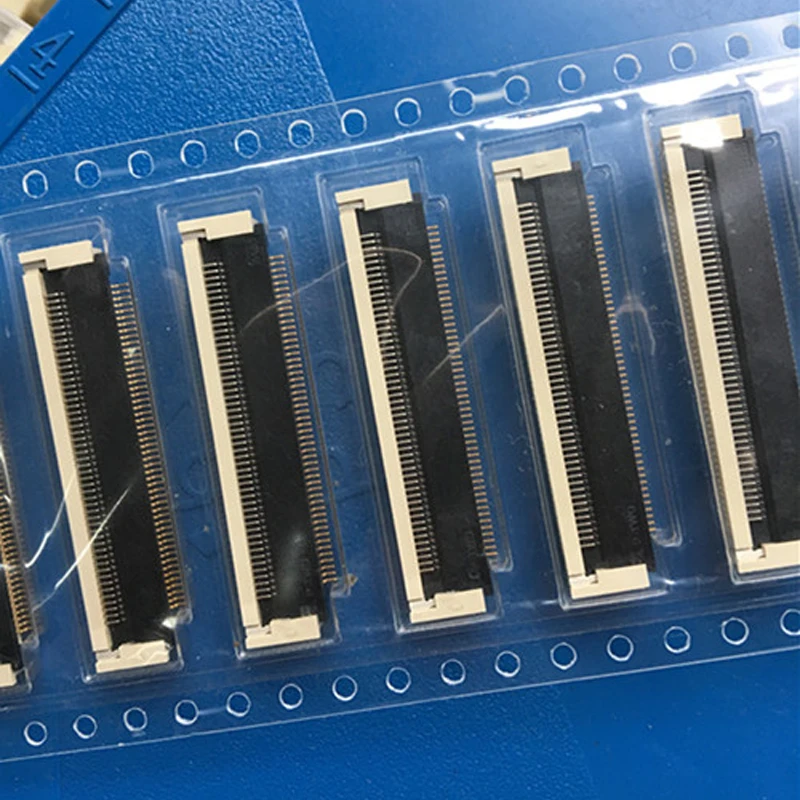 5pcs FPC Cable Connector FFC Cable Socket 0.5 pitch 51 pin Rear Cover ...