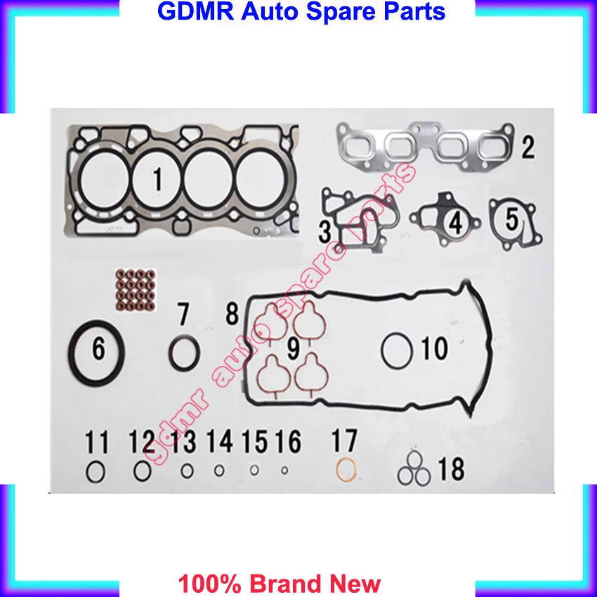 엔진 가스켓 키트 QR25DE 엔진 재건 키트 전체 가스켓 세트 OEM 10101 EA025 for nissan frontier ...