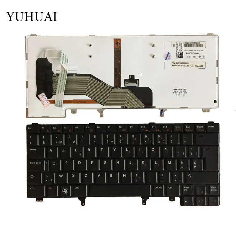 New Belgium(azerty) Keyboard For Dell Latitude E5420 E5430 E6220 E6230 ...