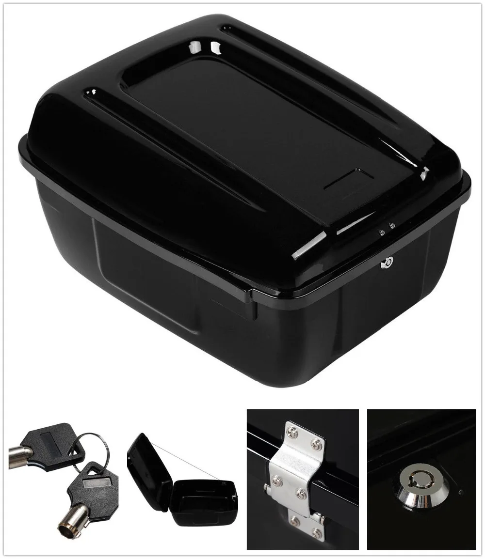 Motorcycle Painted Police Tour Pack Trunk Saddlebag For Harley Flhp ...