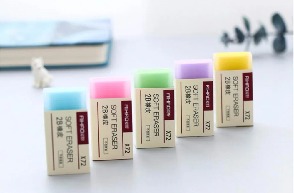 Colour Eraser Special 2B Eraser For Test Student Stationery|2b eraser ...