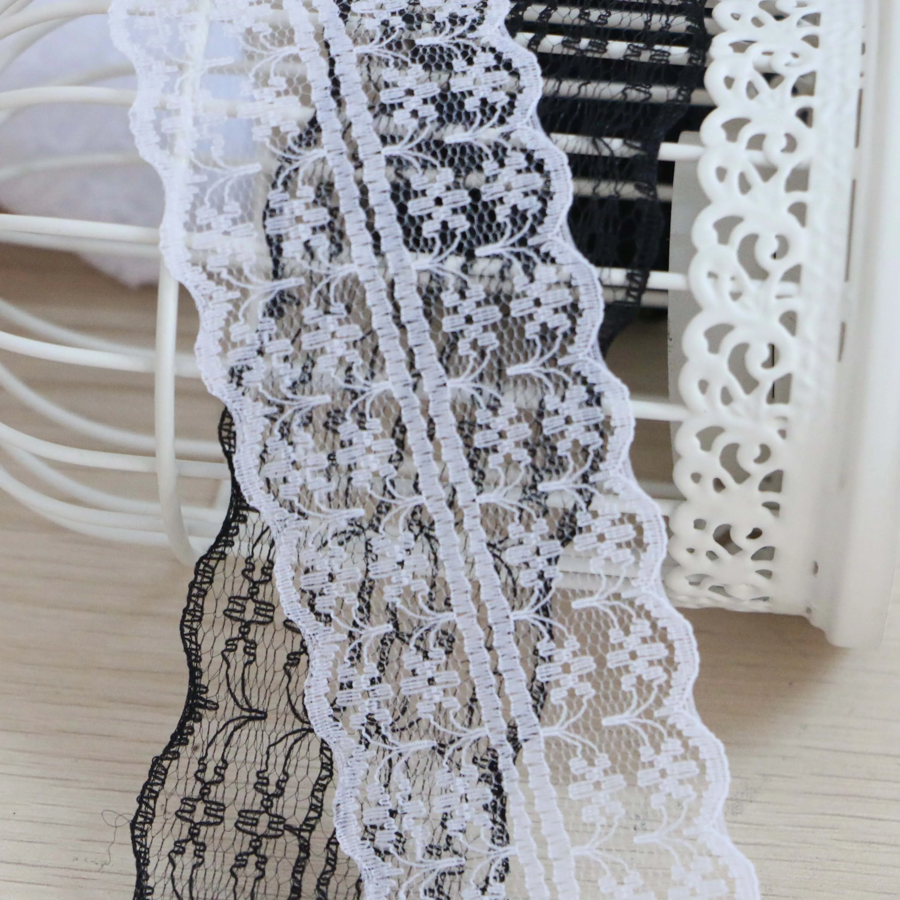 10yards/ Lot 40mm Width Lace Ribbon Diy Decorative Lace Trim Fabric ...