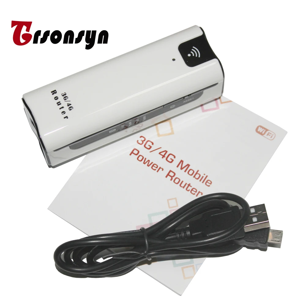 Tronsyn A3 21.6Mbps Mini 3G WiFi Router Power Bank With SIM Card Slot ...