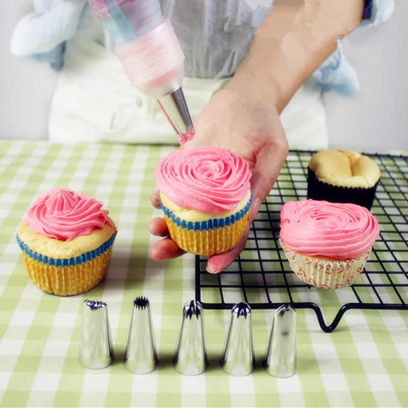 8 Pcs Small/Medium Size Stainless Steel Bakery and Pastry Tools Cream ...