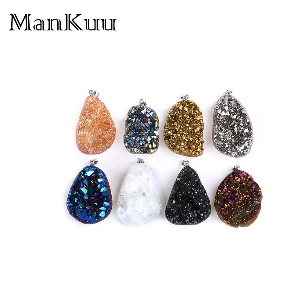 Natural Crystal Stone Pendants | Natural Crystal Style Pendant ...