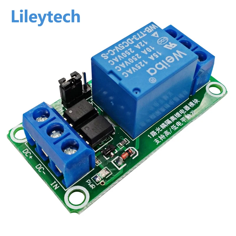 1 Channel 5V 12V 24V Relay Module Board Shield with Optocoupler Support ...