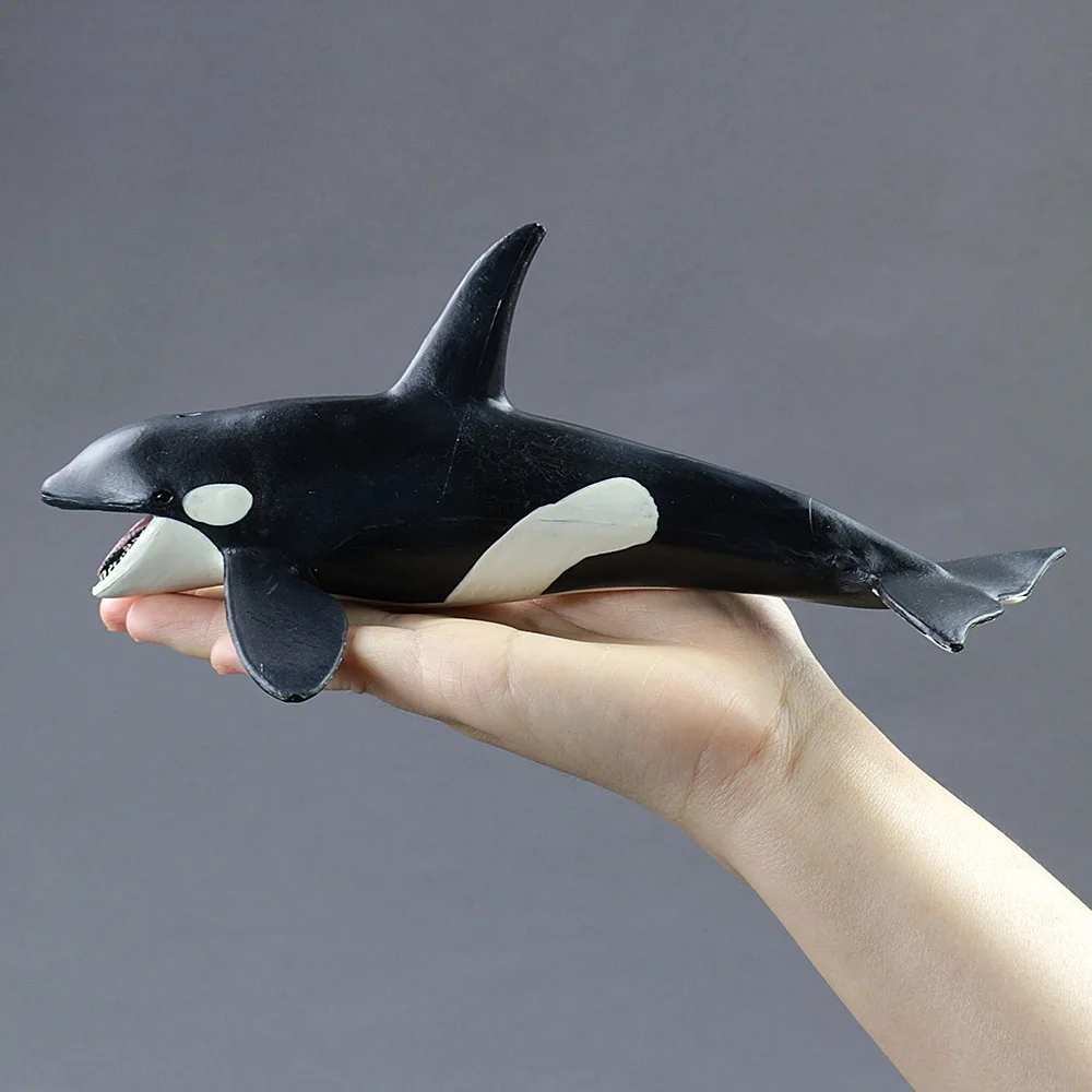 Hot toys for children:Marine biological model toy orcas, PVC plastic ...