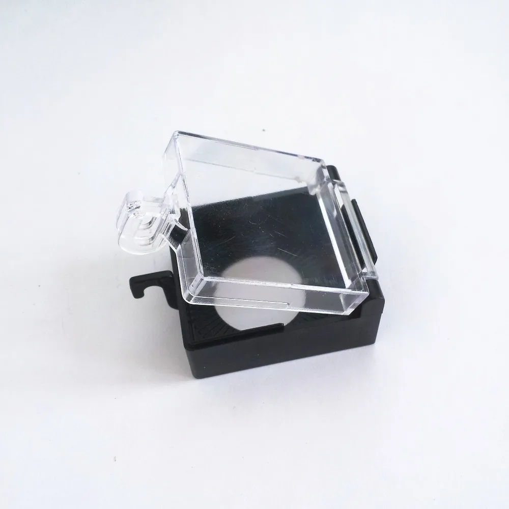 Plastic Emergency Push Button Switches Black or Red Clear Safety ...