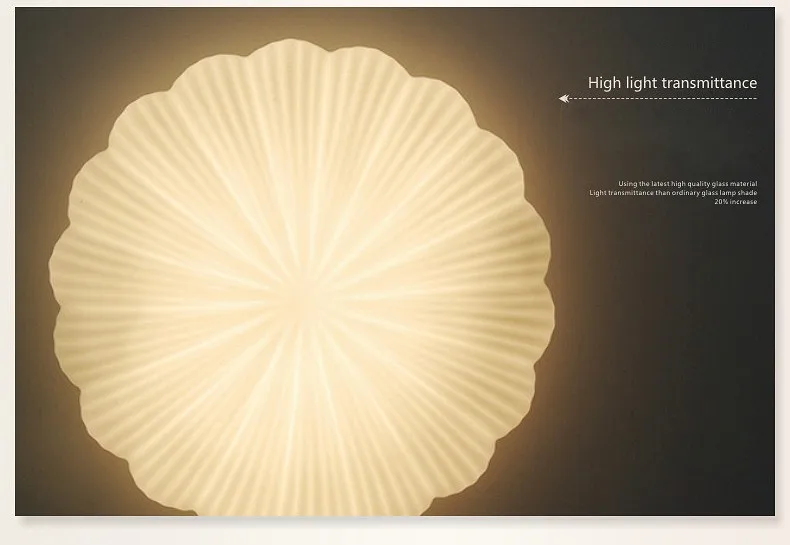 Modern brief Personalized white shell design ceiling light Home decora ...