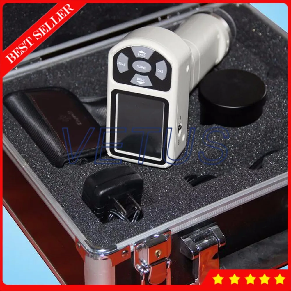 Digital Colorimeter with 8mm Color Difference Meter Tester Data Logger ...