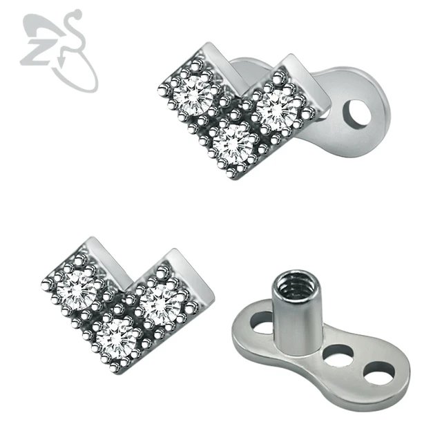 Unique Dermal Piercings