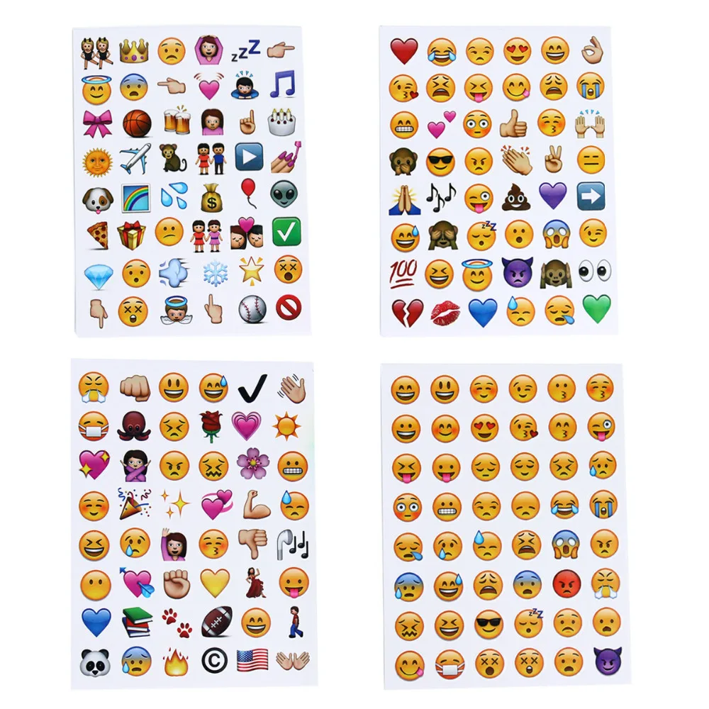Aliexpress.com : Buy Emoji face stickers diary hand notes smile ...