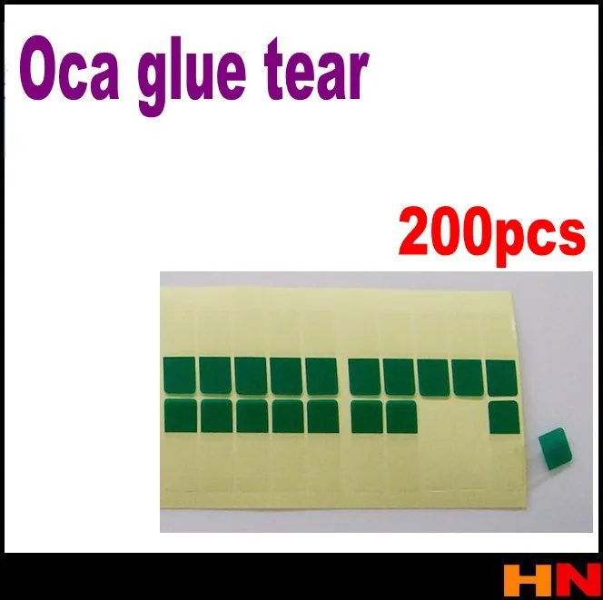 200pcs Viscous easy tear stick to tear oca glue tear protective film ...