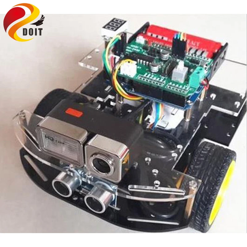 Coche RC para Arduino con cámara HD + WiFi + para arduino + chasis de ...