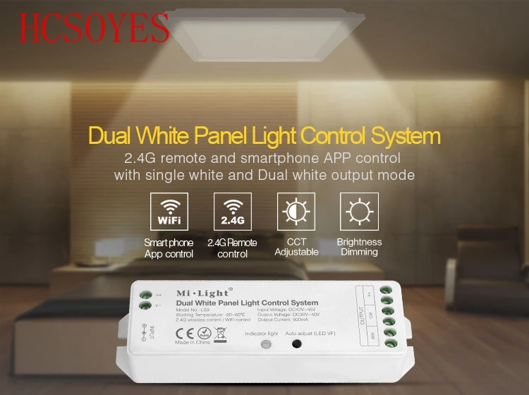 mi light LS3 led controller DC42V~45V Dimmer 2.4G wireless remote ...