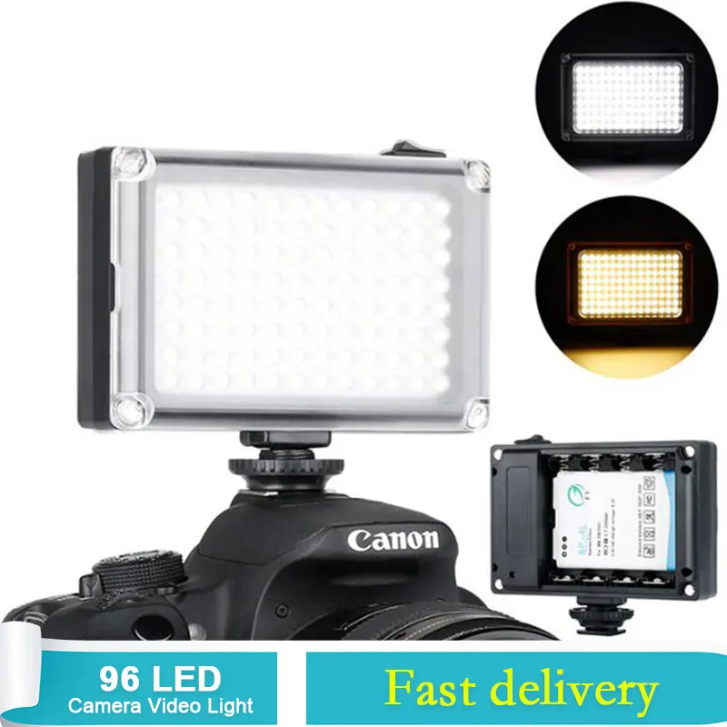Ulanzi 96 LED Studio Light Camera Light Photo Video Light on Camera Hot ...
