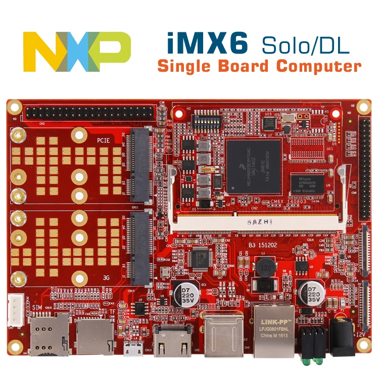 SBC6S5DX1 B3A i. mx6solo computador imx6 android linux development kit i.mx6 som cortexa9 ...