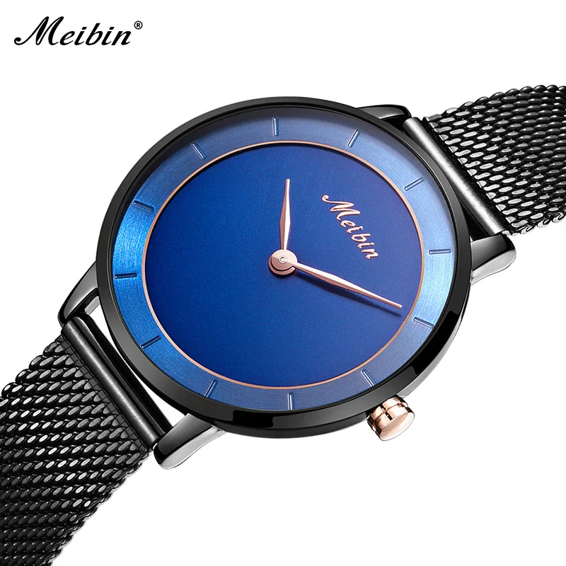 Fashion Meibin Brand Women Quartz Watches Casual Ladies Wristwatch ...