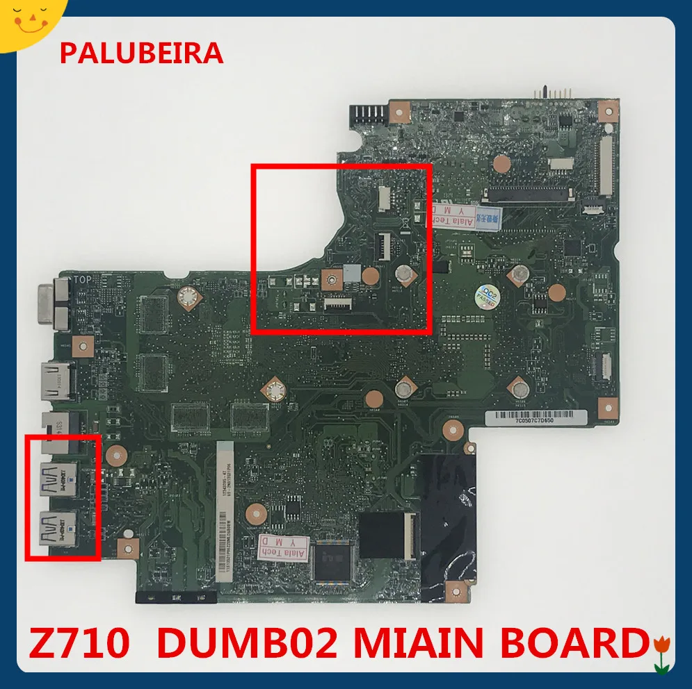 PALUBEIRA DUMB02 MAIN BOARD For Lenovo Z710 (Without HDD Port and GPU ...