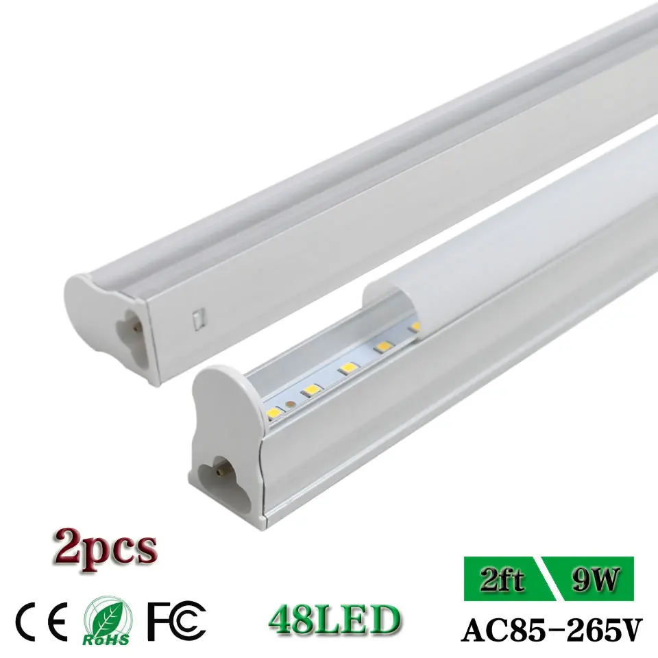 CNSUNWAY Integrated 2ft Led Tube Lights T5 60cm 600mm Fluorescent Lihgt ...