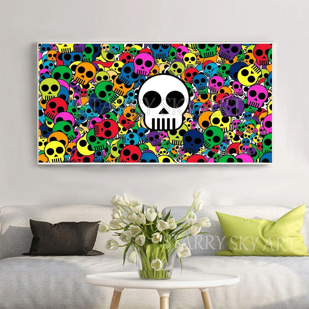 Sugar Skull Oil Painting