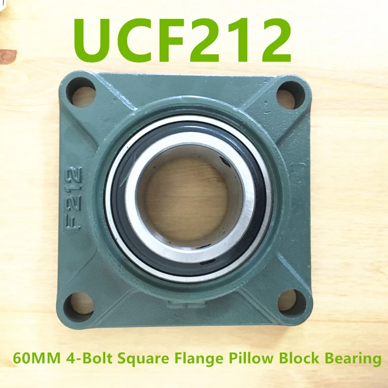 2021 Real Ucf212 Ucf201/202/203/204/205/206/207/208/209/210/211/212 60mm 4-bolt Square Flange ...