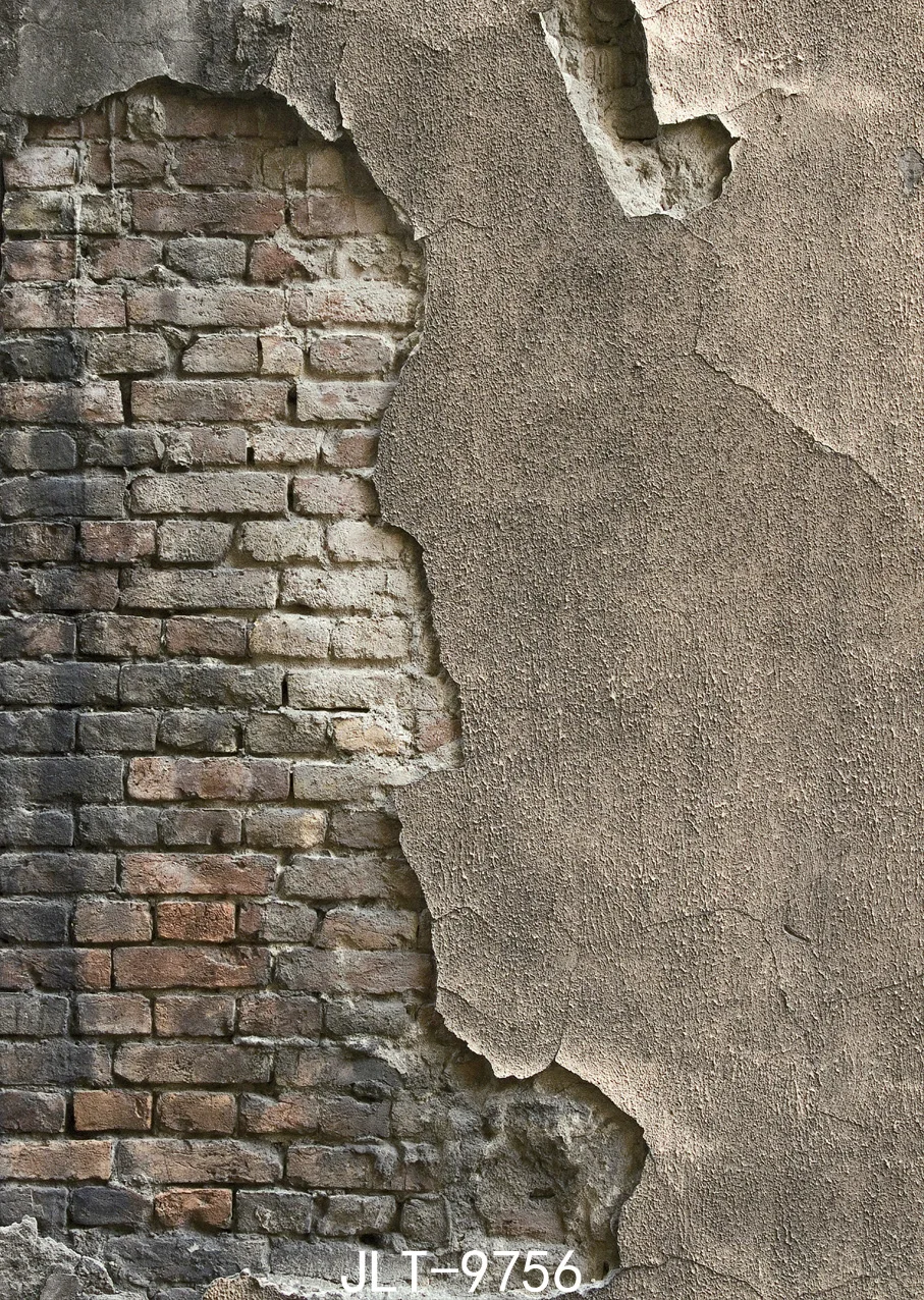 SJOLOON durable retro children photography background ash brick wall ...