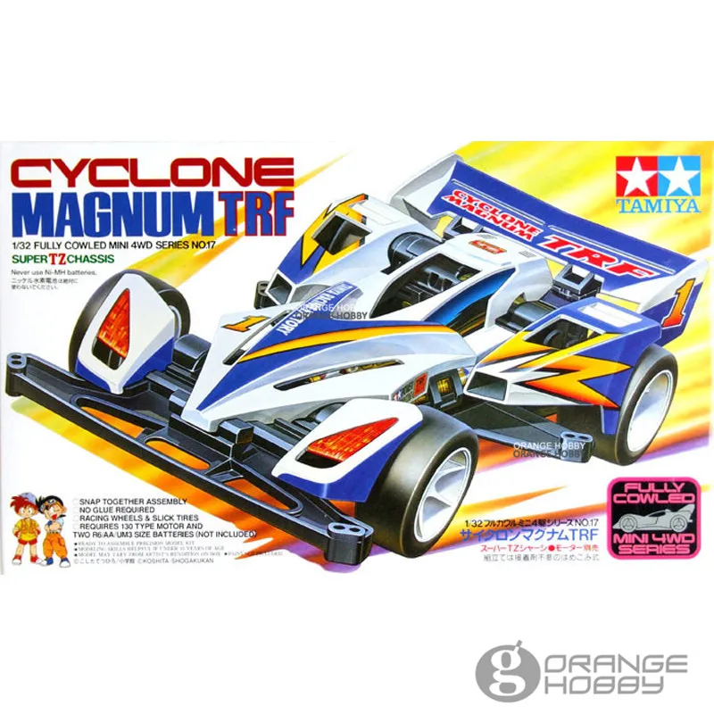 Ohs Tamiya 1/32 Mini 4wd Cyclone Magnum Trf (super Tz Chassis) Assembly ...