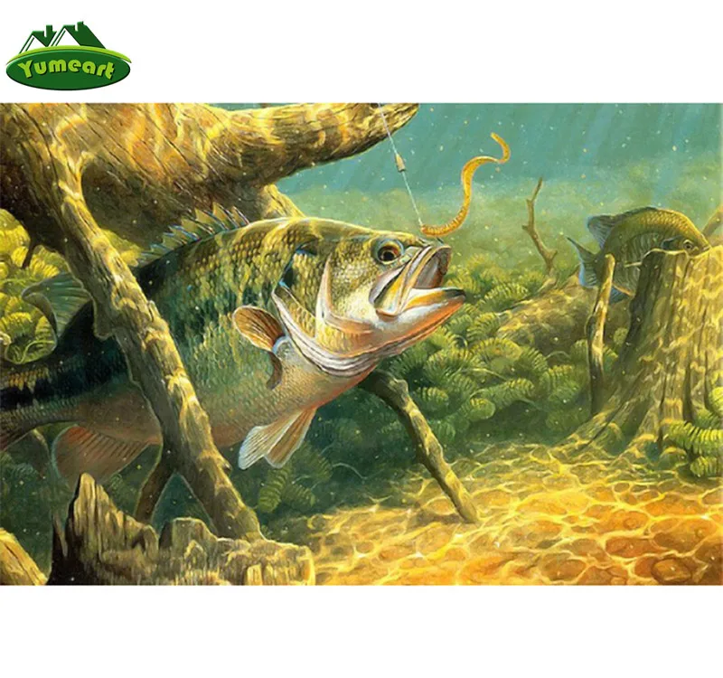 Bass Fishing Paintings