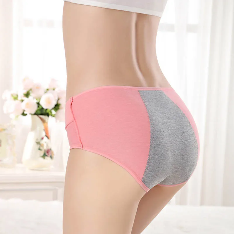 Women Lady Menstrual Period Briefs Physiological Underwear Leakproof