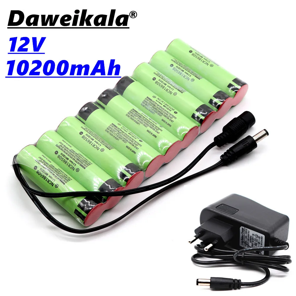 New 12V 10200mAh lithium ion rechargeable battery pack for Panasonic ...