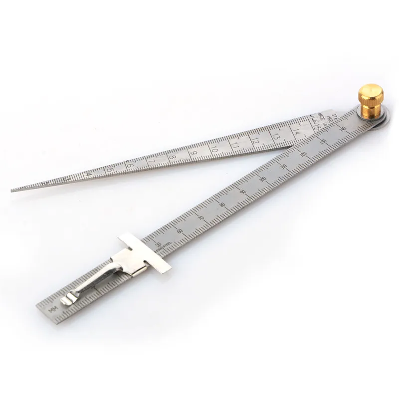 Fillet Gauge 1Pcs Stainless Steel Hole Size Inspection Rulers Welding ...