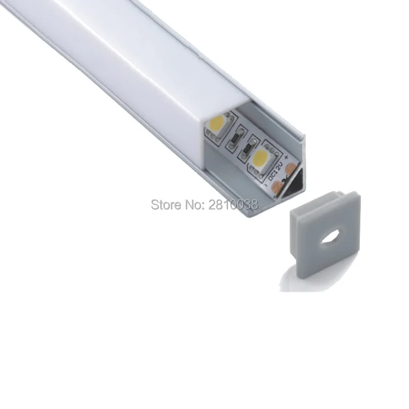 10 X 1M Sets/Lot Right angled aluminum profile for led light 90 degree ...