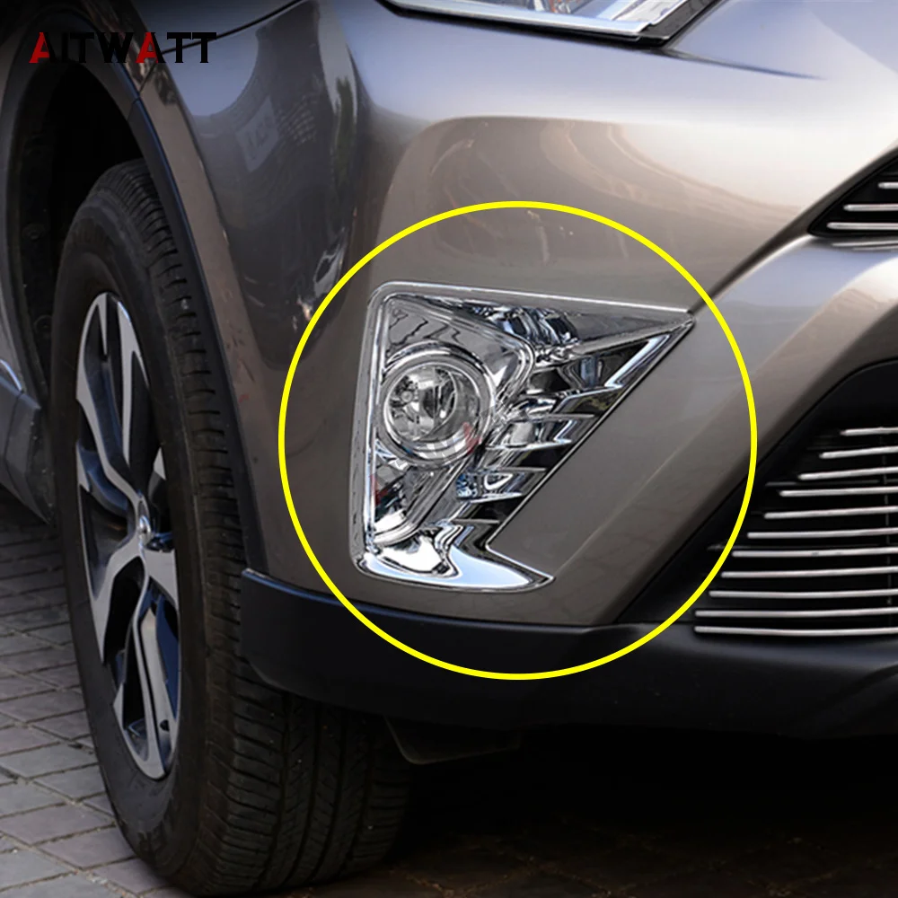 Aitwatt Front Fog Light Lamp Cover Trim Bezels Fit For Toyota Rav4 Rav ...