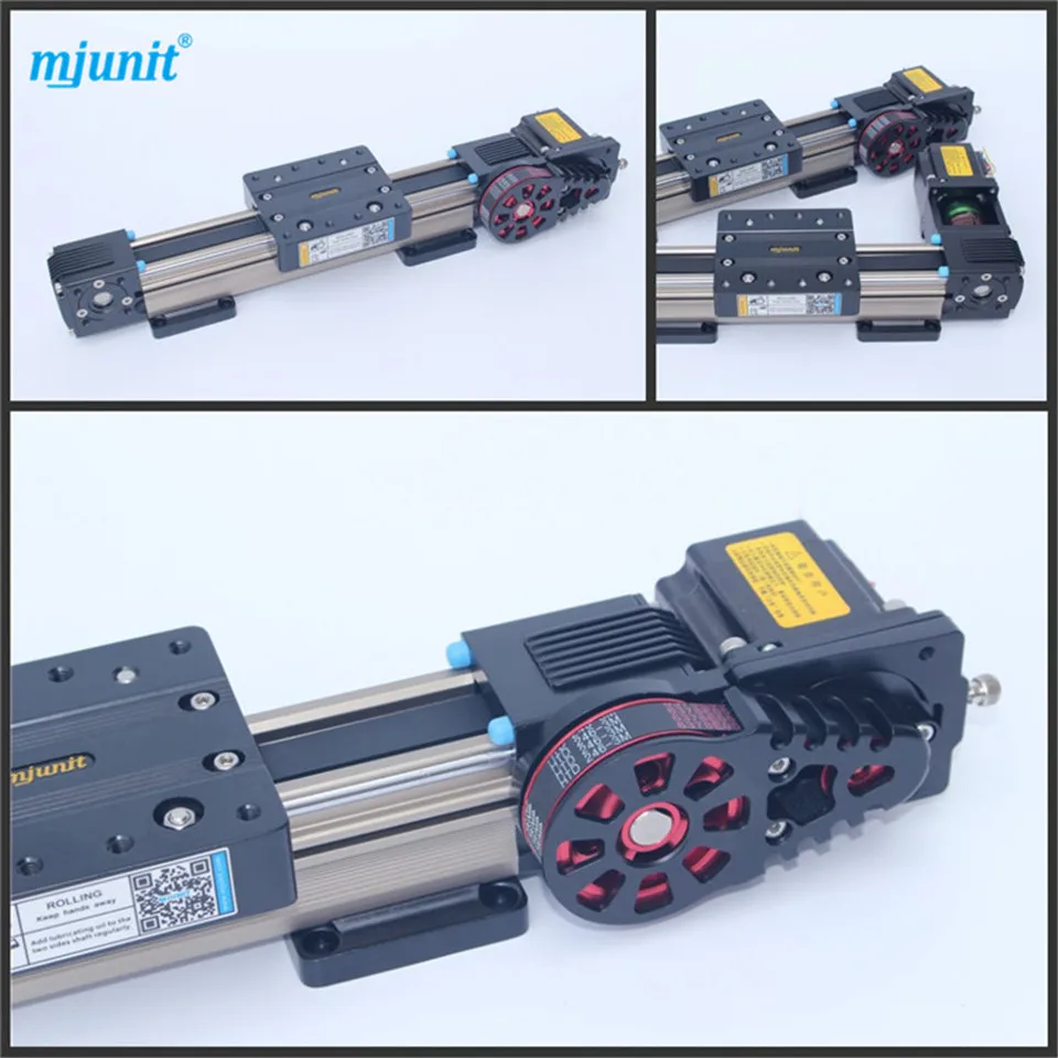 mjunit MJ45N Belt drive linear actuator motion stage slide High speed low vibration|linear drive ...