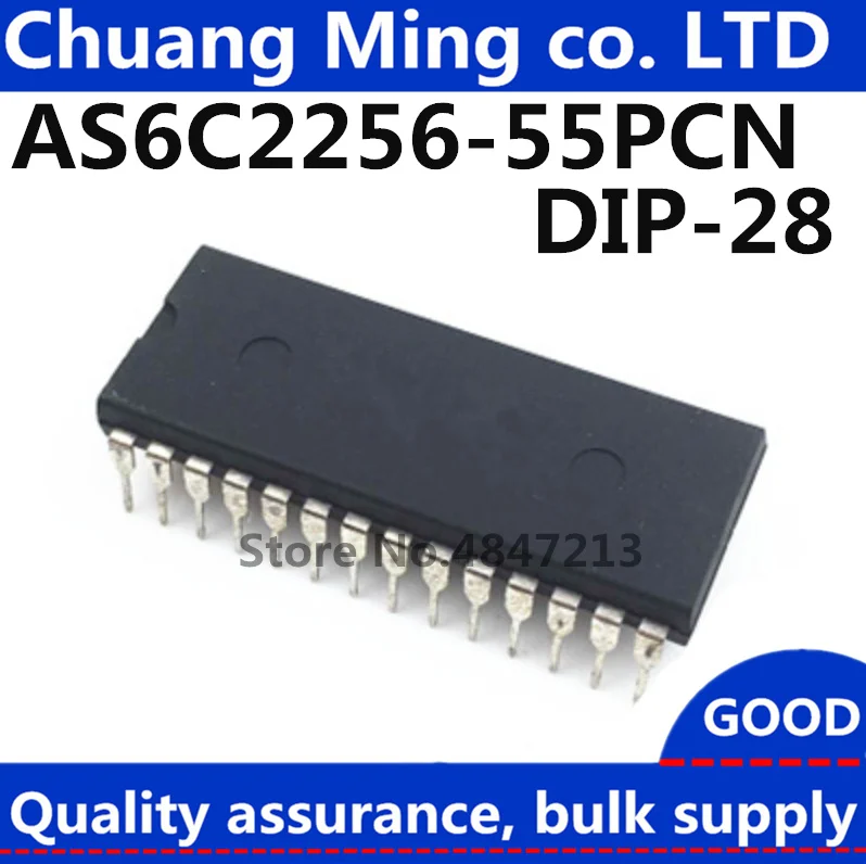 Free-Shipping-5pcs-lots-AS6C2256-55PCN-AS6C2256-256K-8-bit-low-power ...