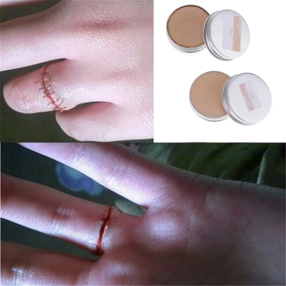 Special Effects Makeup Drama Wax Fake Scars Blood Skin Fake Wound Scar ...