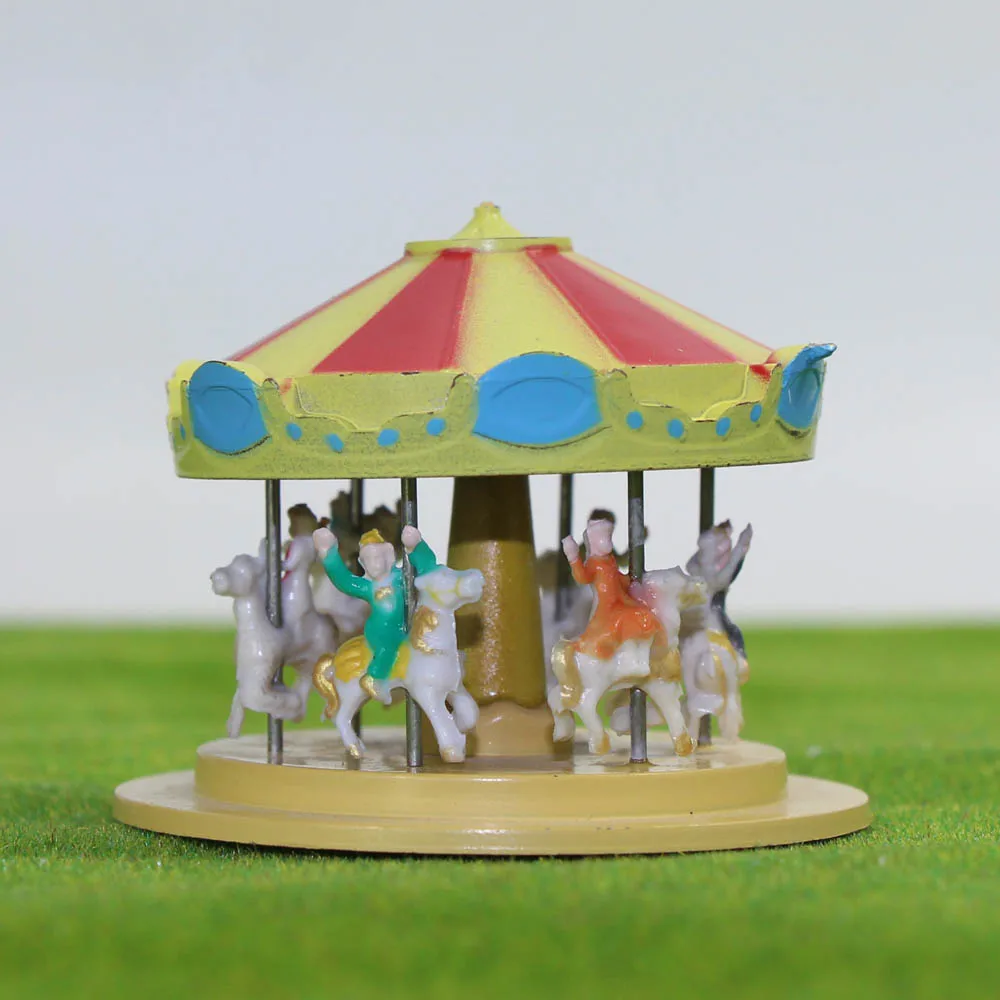 GY60-1PC-Model-Train-Railway-Carousel-Playground-toys-1-75-OO-1-87-HO ...