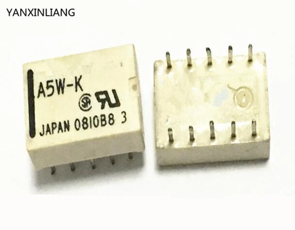 2 個ルレ高見澤 A5W K A5W K OH A5W OH K DIP 10 リレー 2x UM 5V オーディオ信号|集積回路| - AliExpress