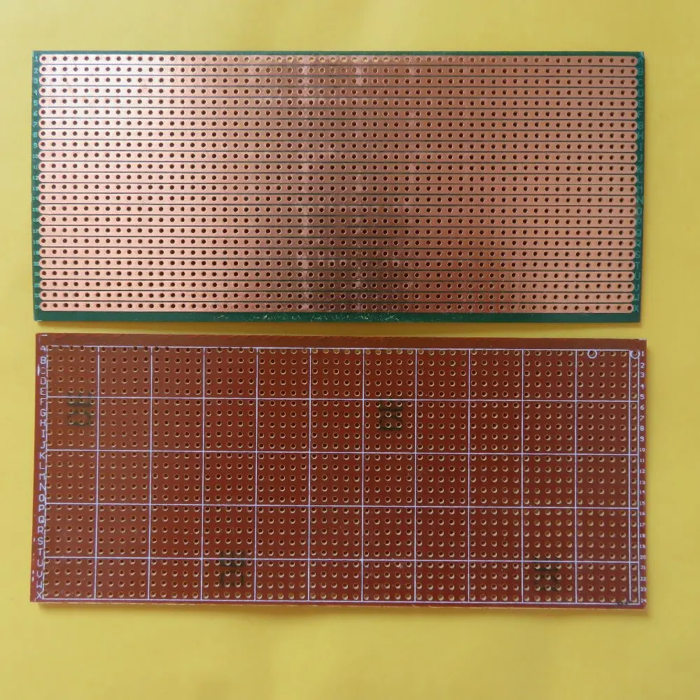 5pcs Stripboard Veroboard Circuit Board Single Side 6.5x14.4cm Platine ...