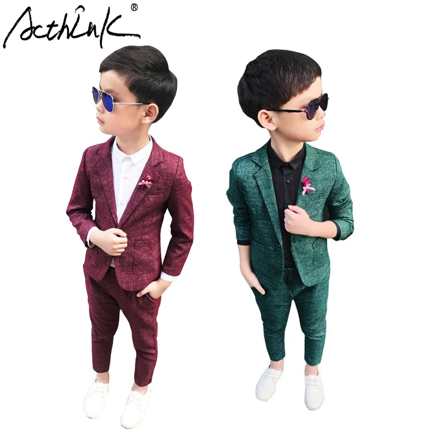 Acthink Autumn/winter Korean Style Young Boys Formal Suits England ...